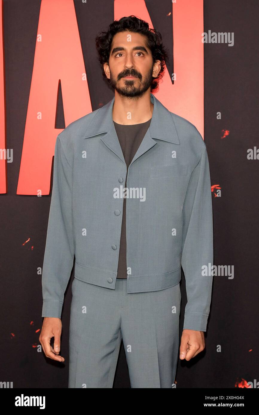 LOS ANGELES - APR 4: Dev Patel at the Monkey Man Los Angelesw Premiere ...