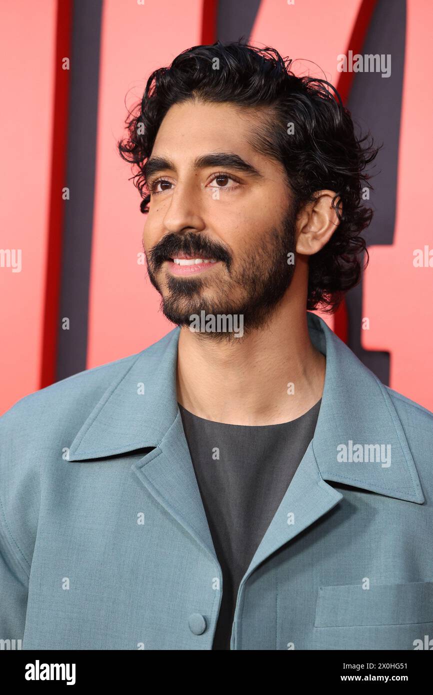 LOS ANGELES - APR 4: Dev Patel at the Monkey Man Los Angelesw Premiere ...