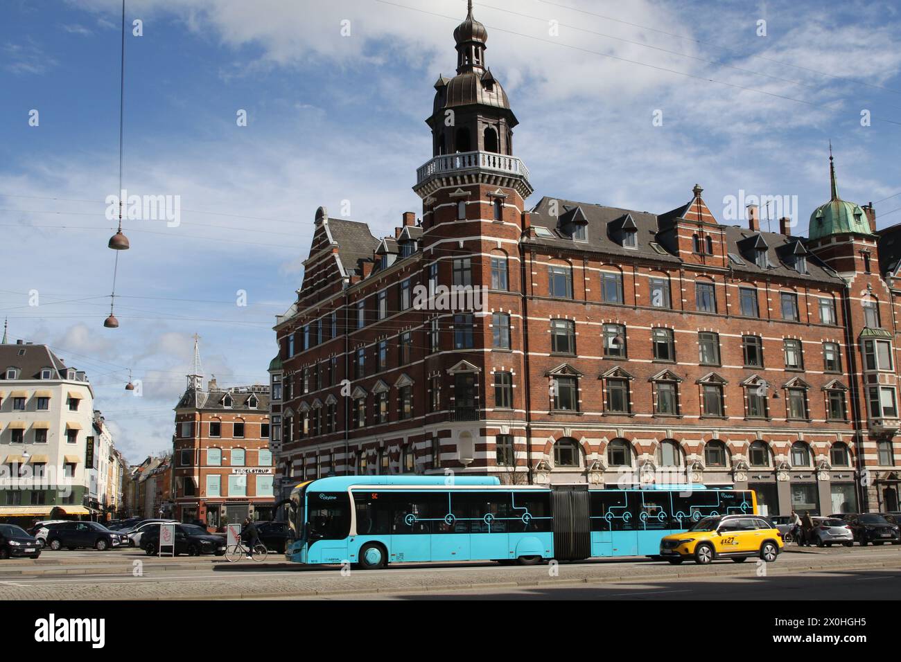 Copenhagen bendy bus Copenhagen Denmark April 2024 Stock Photo - Alamy
