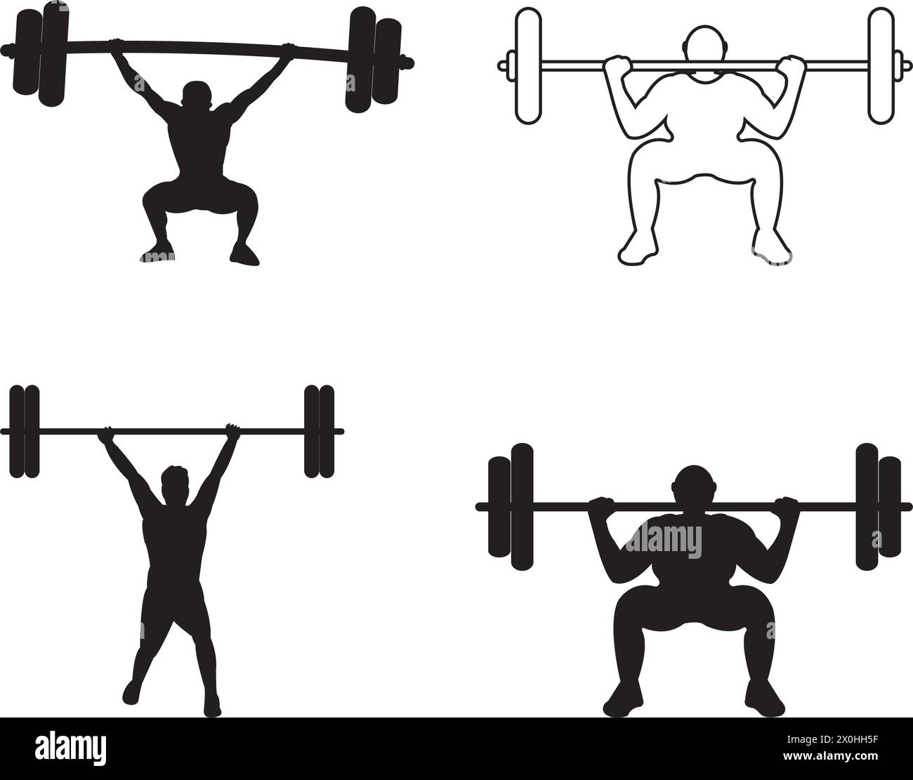 weight lifter icon vector illustration symbol design Stock Vector Image ...