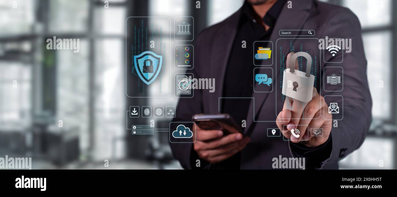 Personal data concept interface hi-res stock photography and images - Alamy