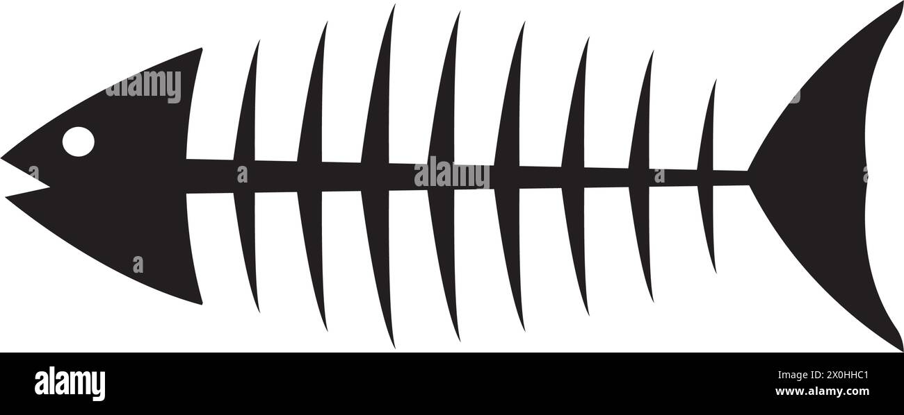 fishbone icon vector illustration symbol design Stock Vector Image ...