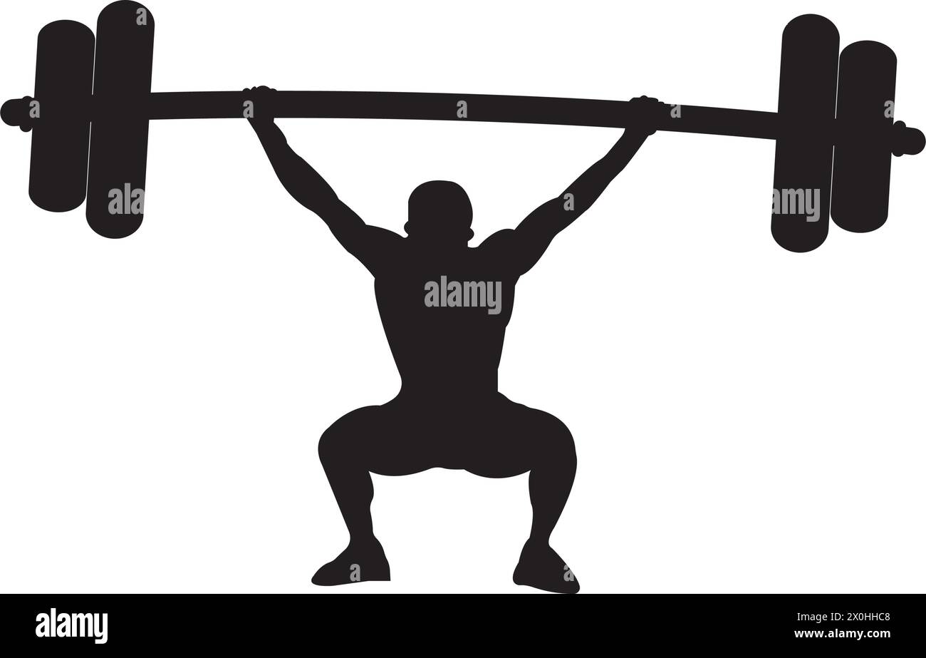 weight lifter icon vector illustration symbol design Stock Vector Image ...