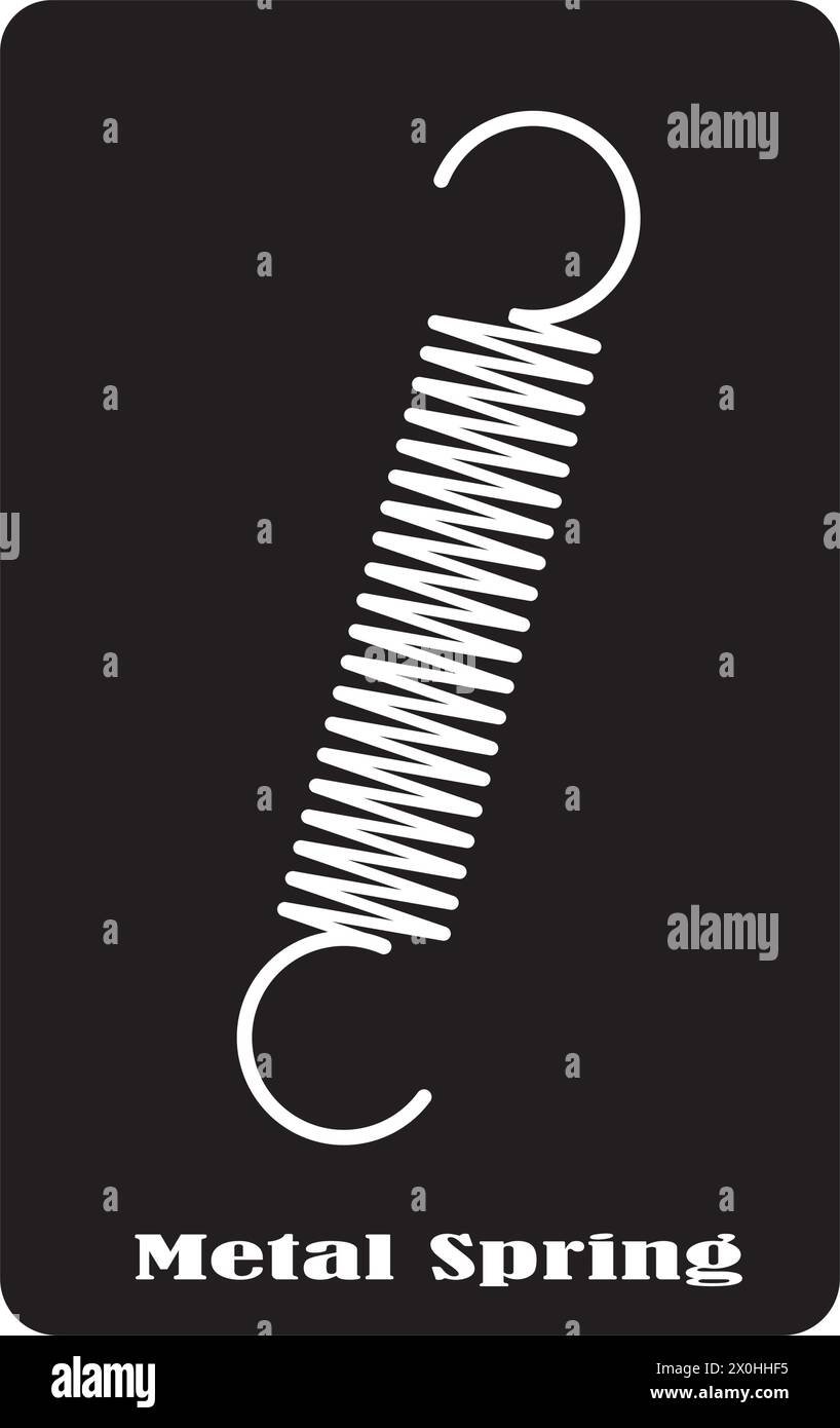 metal spring vector icon illustration design template Stock Vector ...