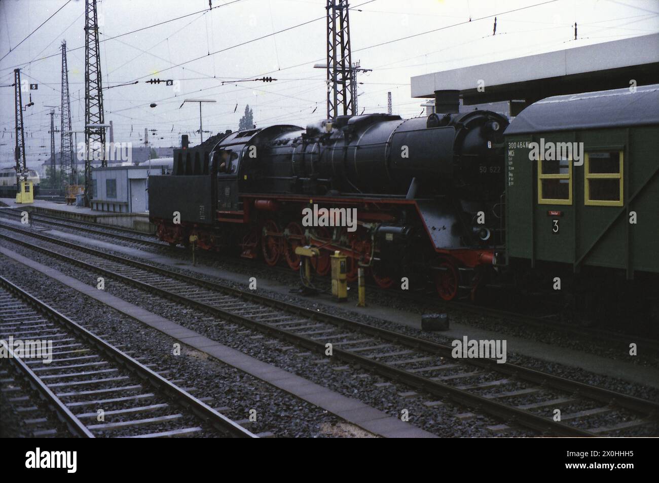 the first carriage behind steam locomotive 50 633 is a so-called ...