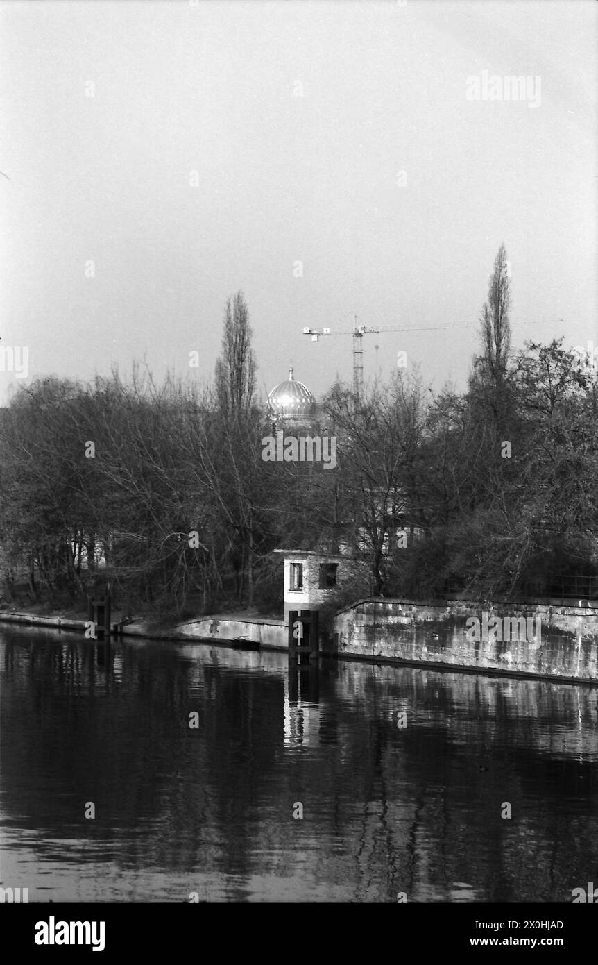 The picture shows the remains of the former border crossing of the ...