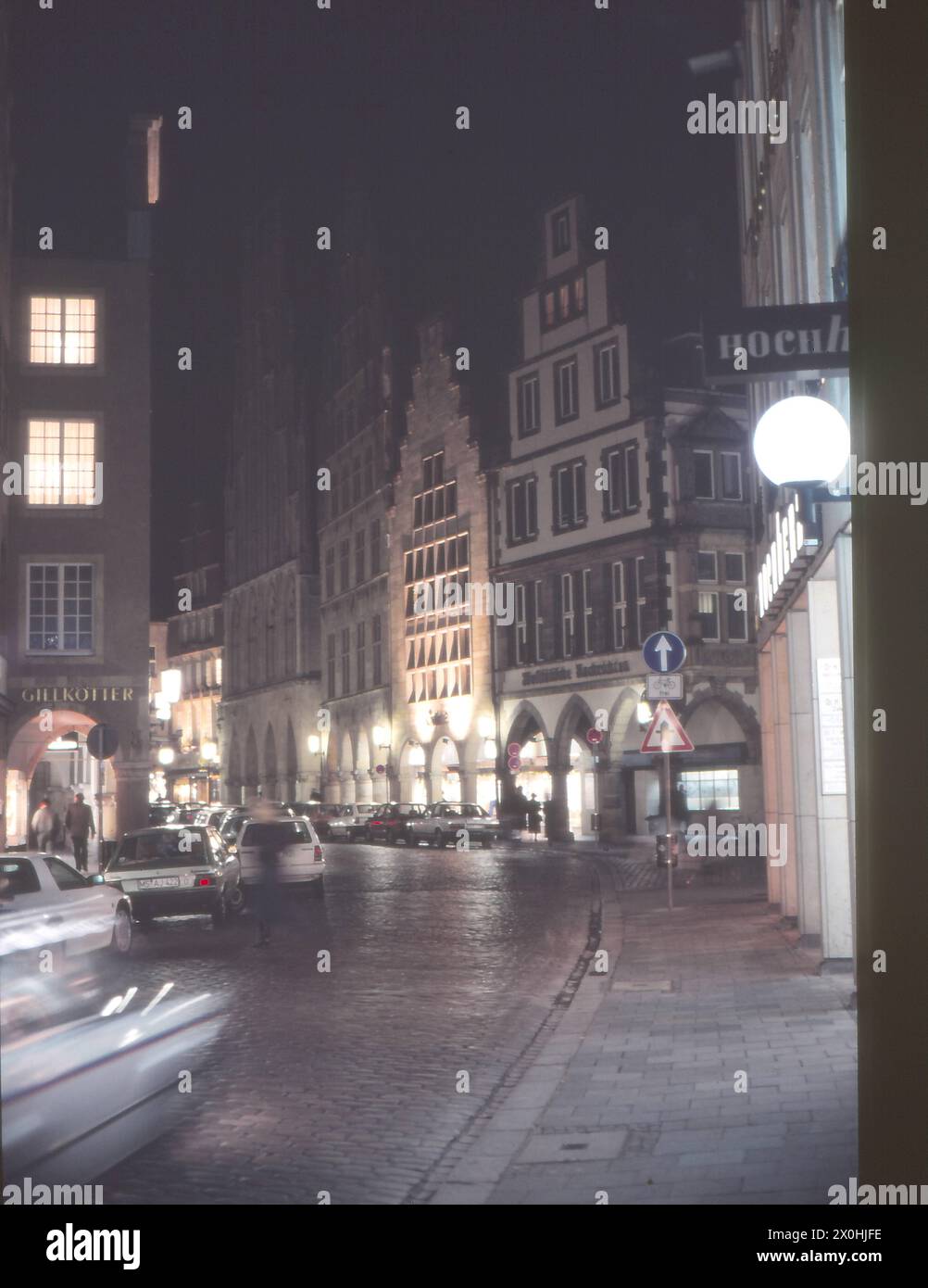 A night-time city walk through Münster [automated translation] Stock ...