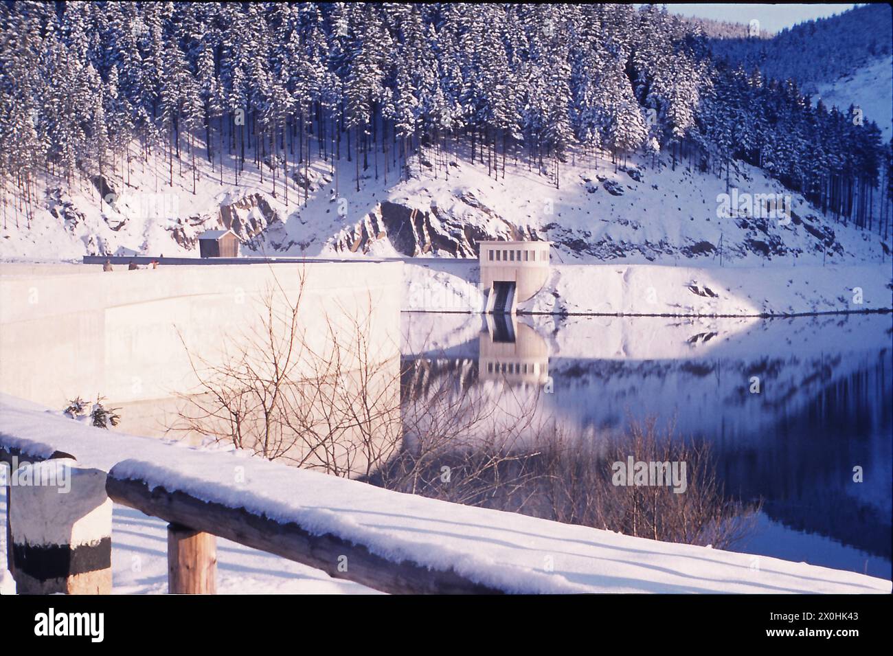 There are several dams in the Harz Mountains, one of them is the Oker ...