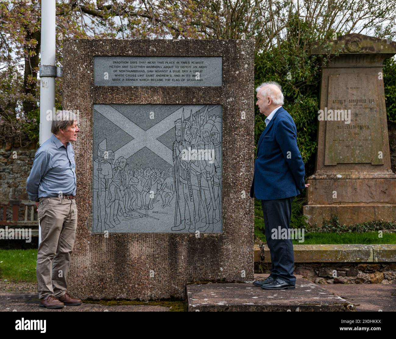 National Flag Heritage Centre, Athelstaneford, Scotland, UK, 12 April ...