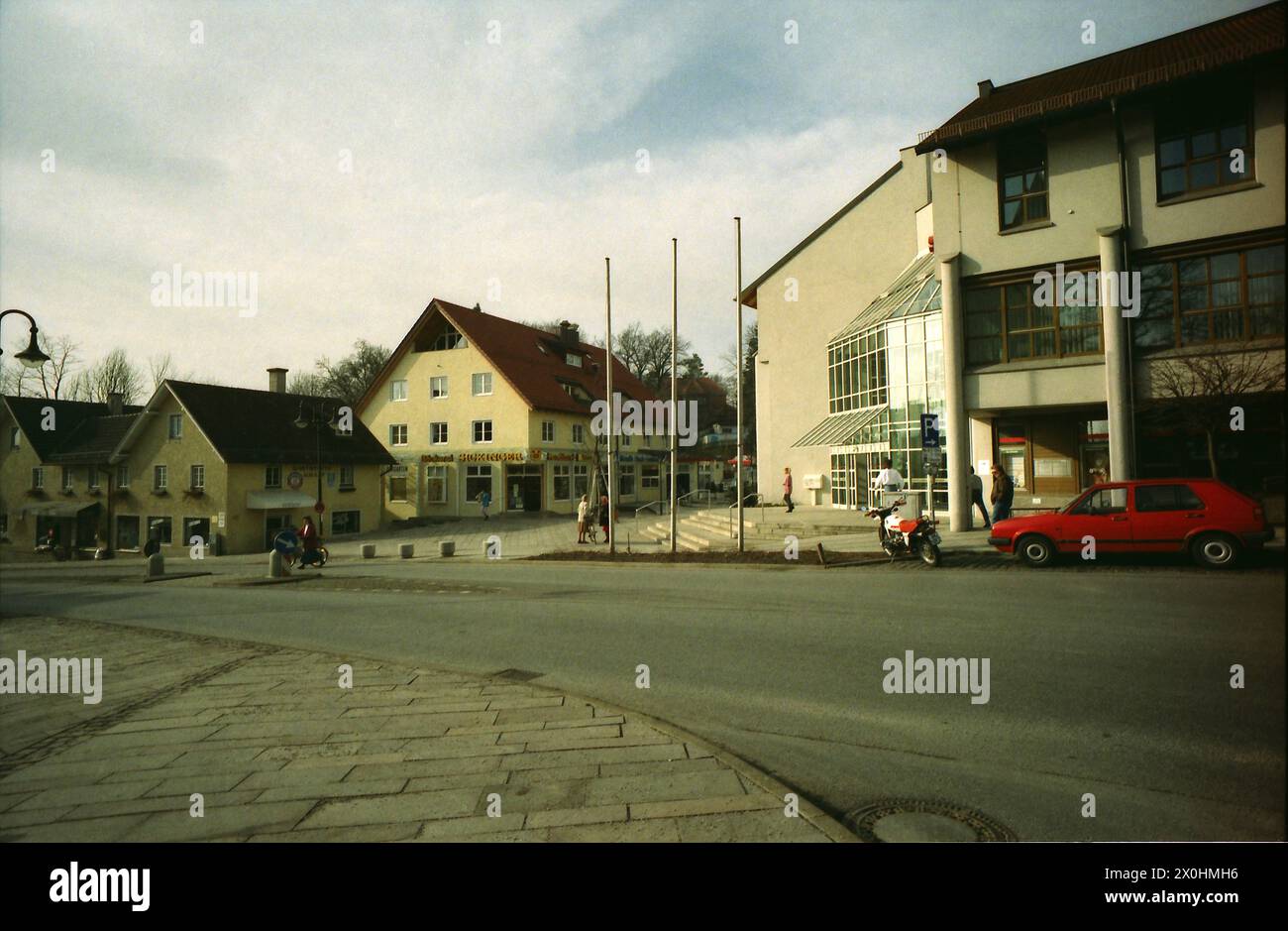 The new town hall in Gauting [automated translation] Stock Photo - Alamy