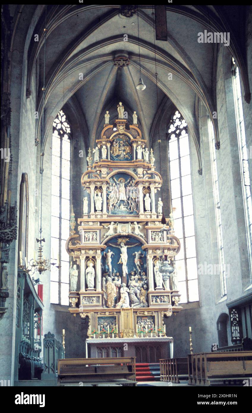 Renaissance high altar from 1612 [automated translation] Stock Photo ...