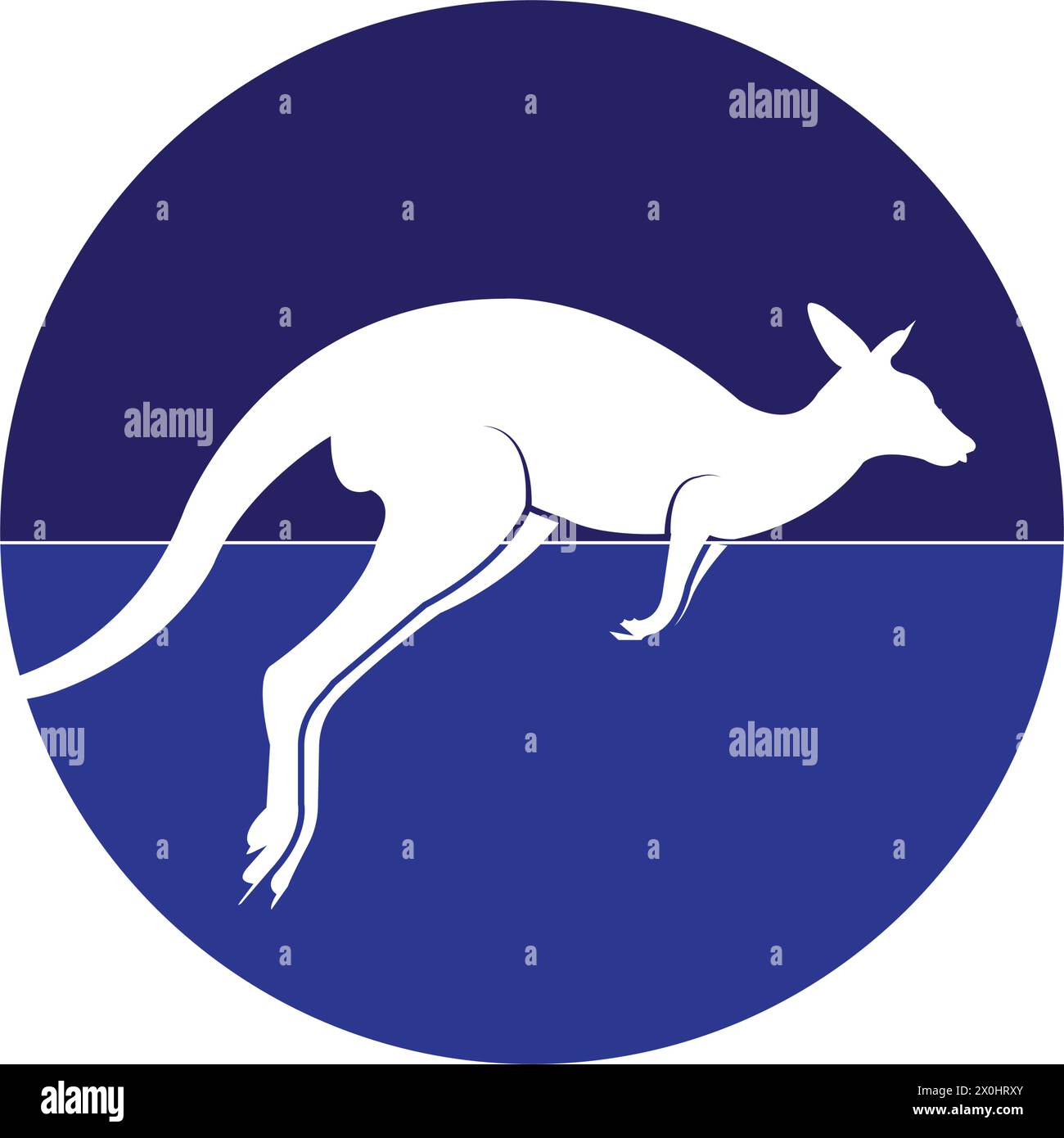 kangaroo icon vector illustration simple design Stock Vector Image ...