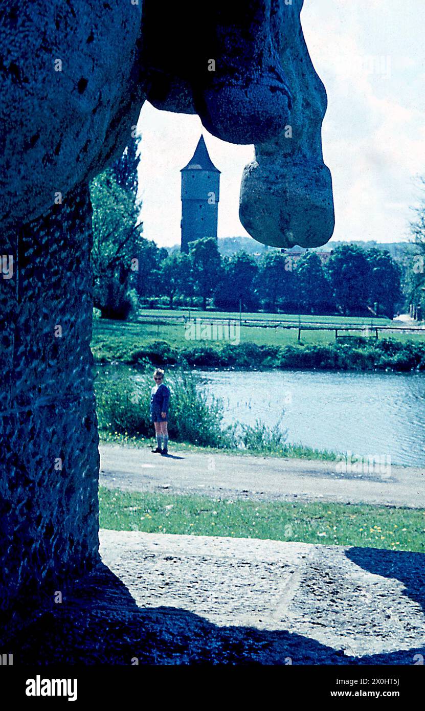 View through ox foot from the monument to Centturm [automated ...