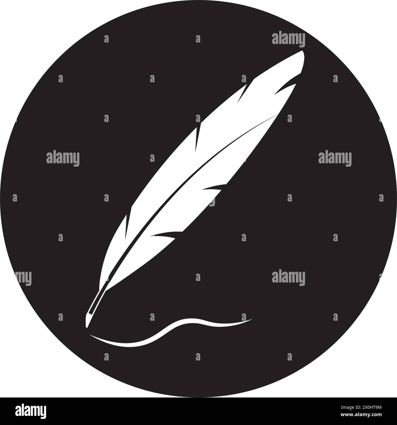 Pen quill ink signature Black and White Stock Photos & Images - Alamy