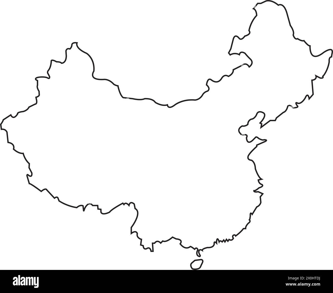 china country map icon vector illustration symbol design Stock Vector ...