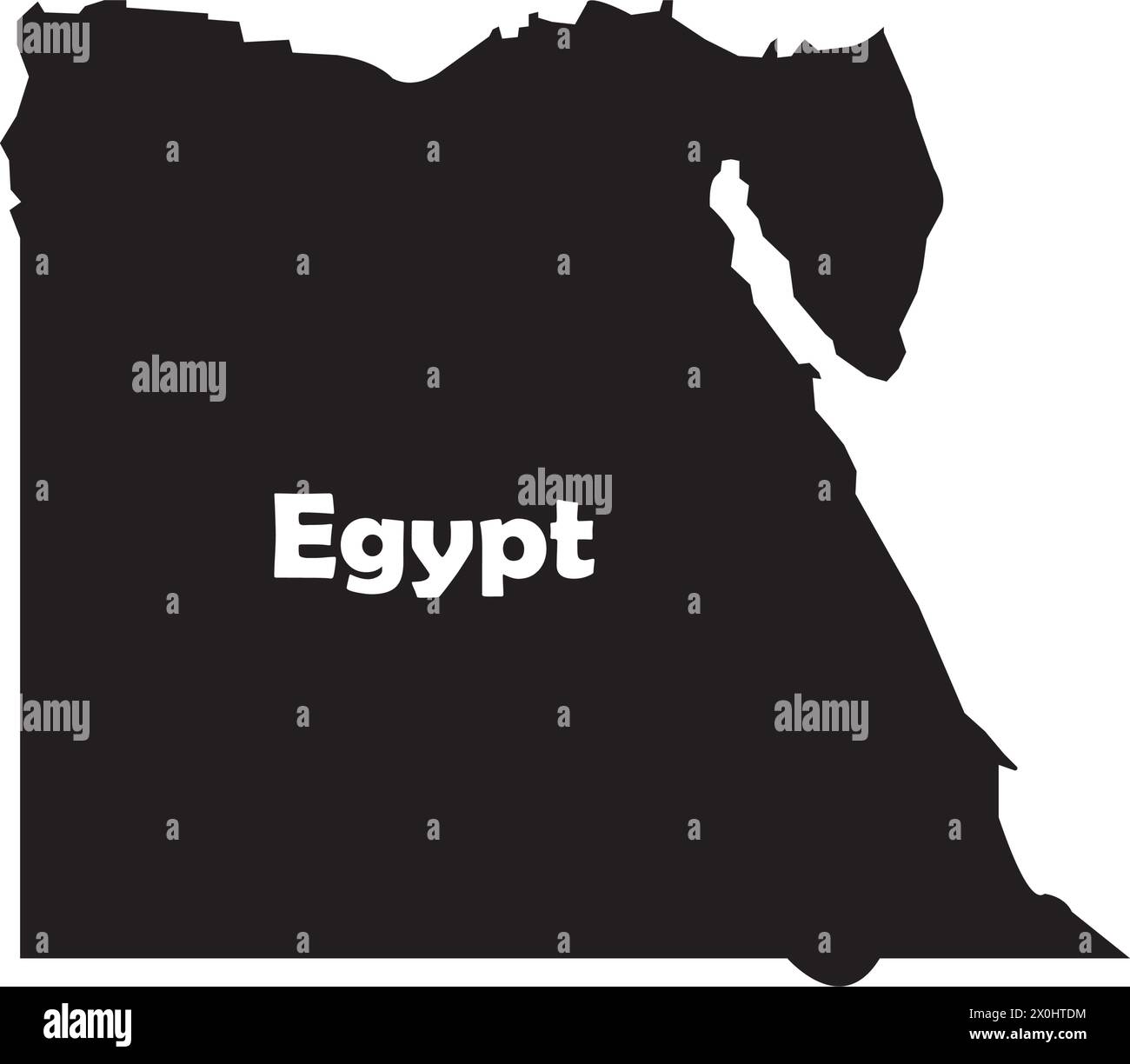 egypt map icon vector illustration symbol design Stock Vector Image ...
