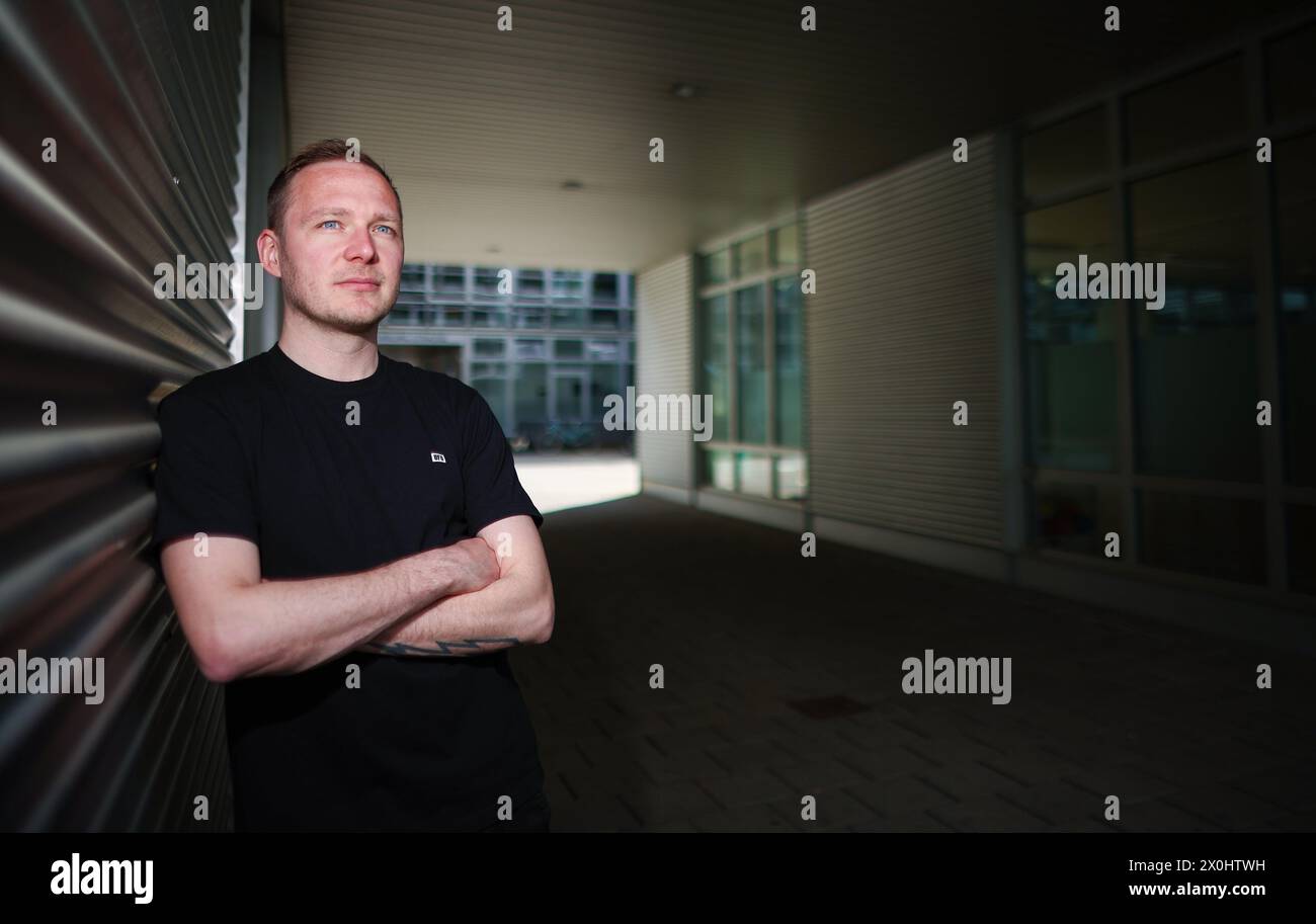 Leipzig, Germany. 12th Apr, 2024. André Herrmann, German author ...
