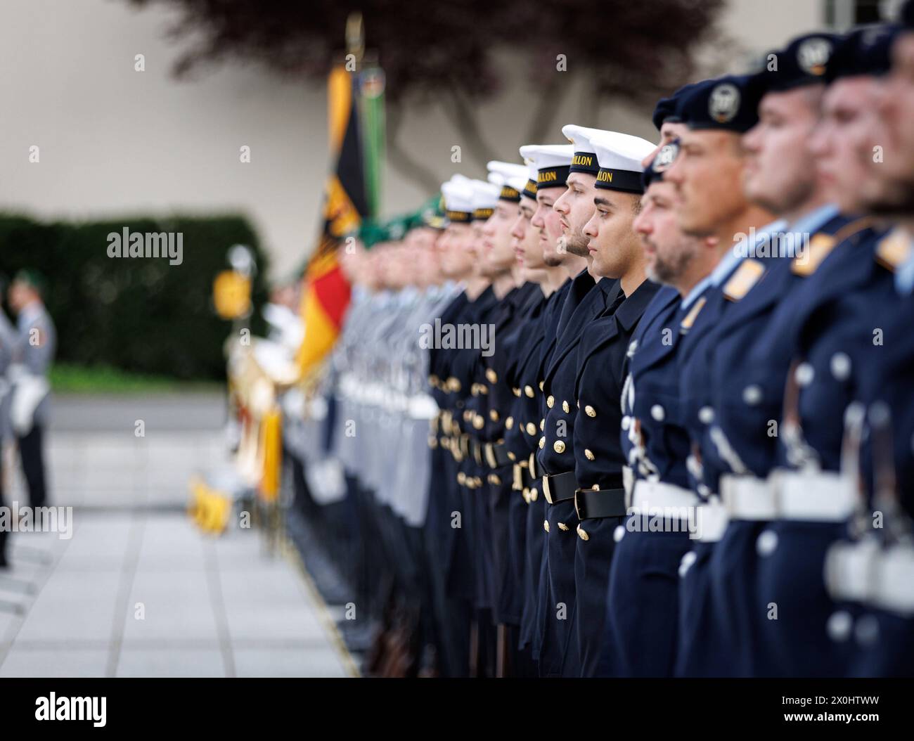 Soldaten des Wachbataillons, aufgenommen im Rahmen eines ...