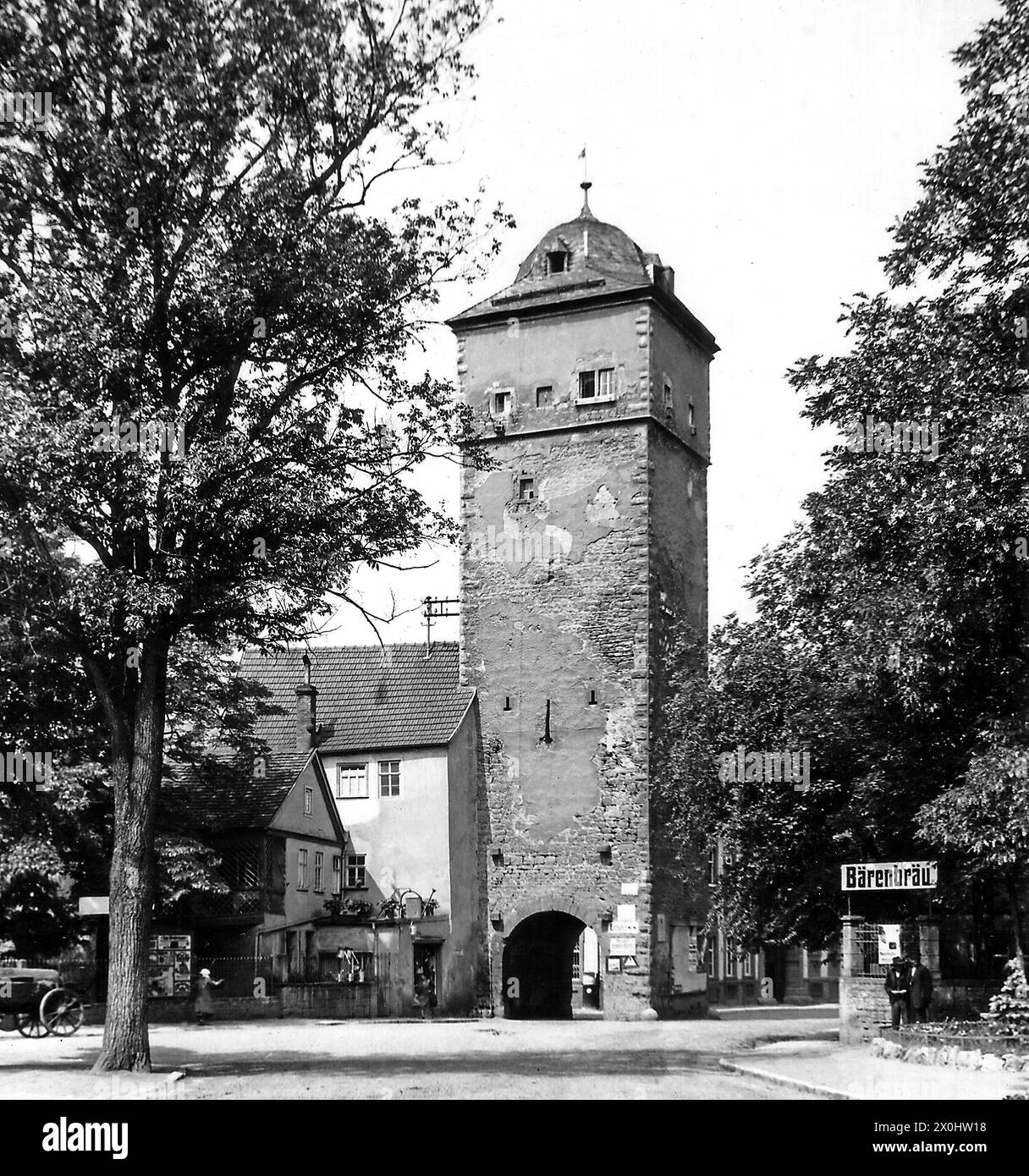 Lower gate tower Black and White Stock Photos & Images - Alamy