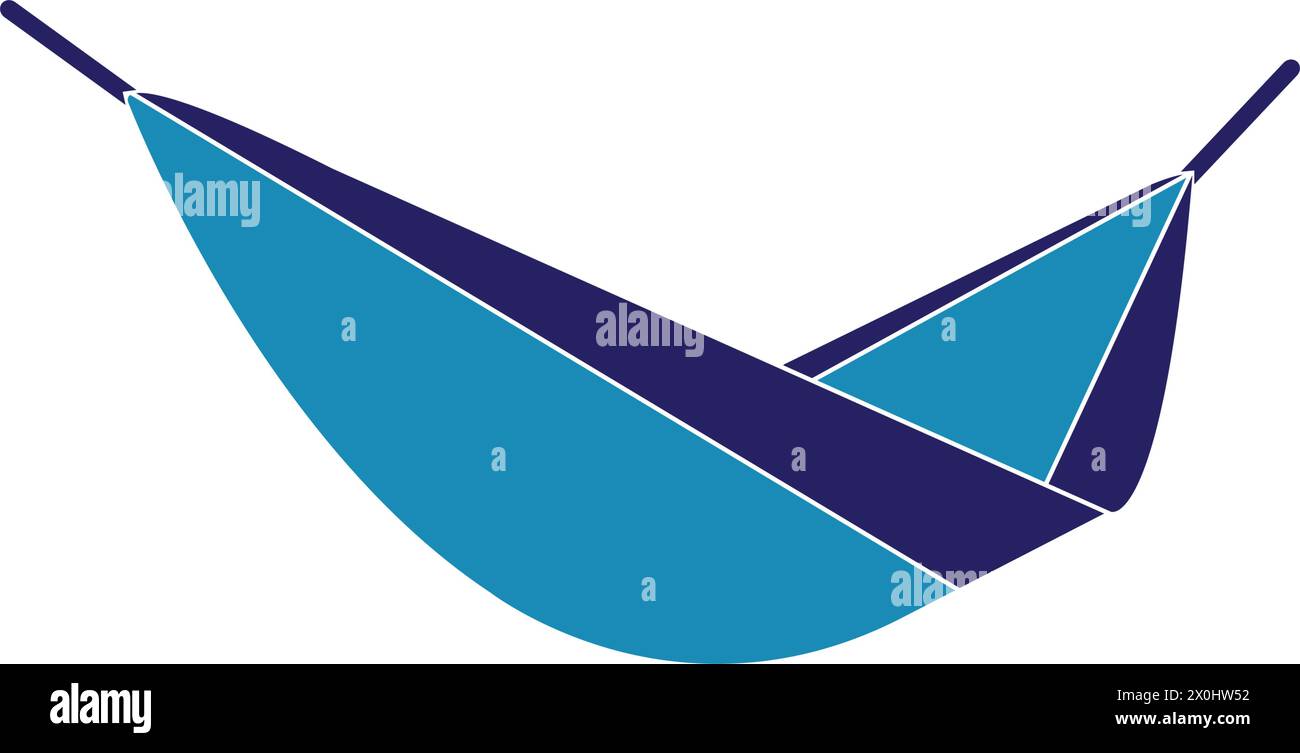 hammock icon vector illustration logo template Stock Vector Image & Art ...