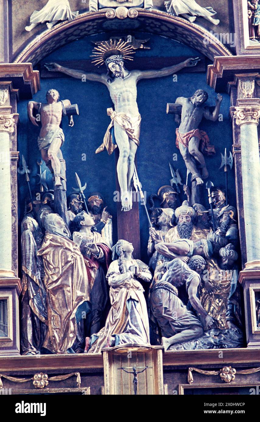 Renaissance high altar from 1612 [automated translation] Stock Photo ...