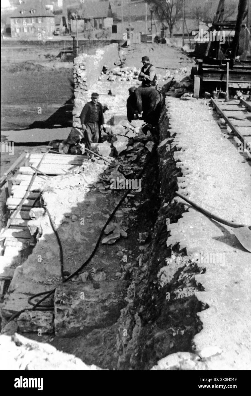 On April 1, 1945, German units blew up arch six in the middle of the ...