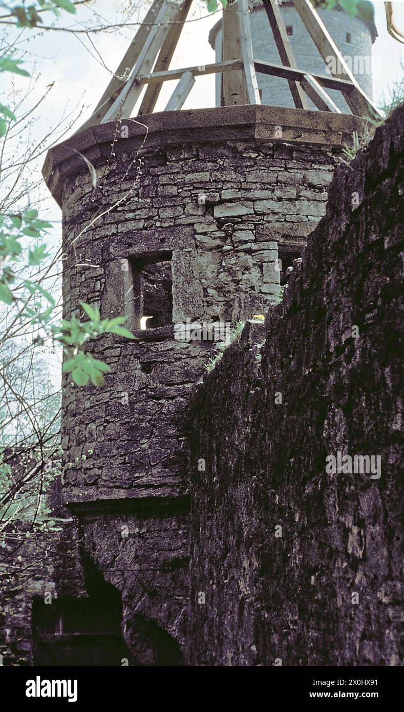 Battery tower before restoration [automated translation] Stock Photo ...