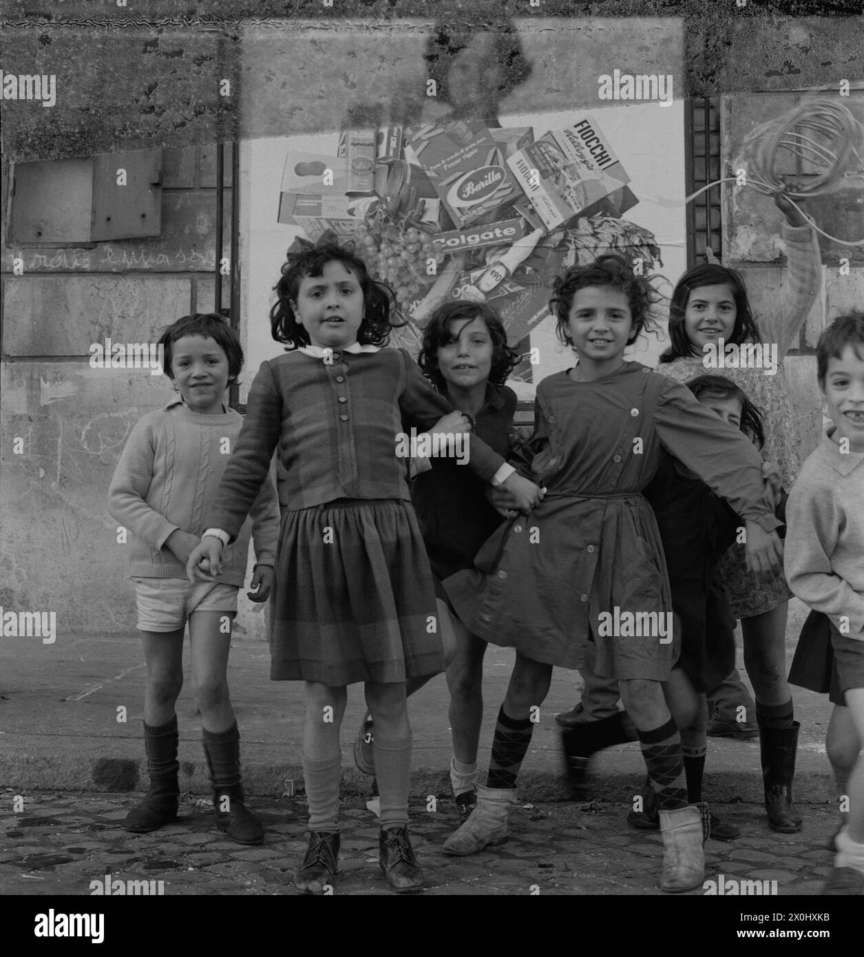 Children in rome italy Black and White Stock Photos & Images - Alamy