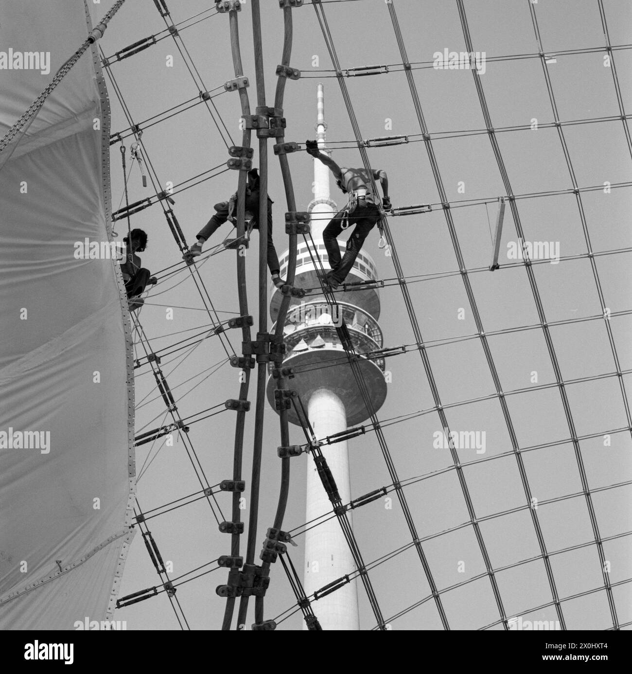 Construction of the Olympic Stadium Stock Photo - Alamy