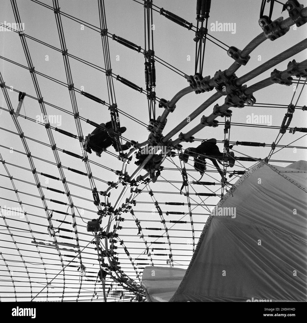 Construction of the Olympic Stadium Stock Photo - Alamy