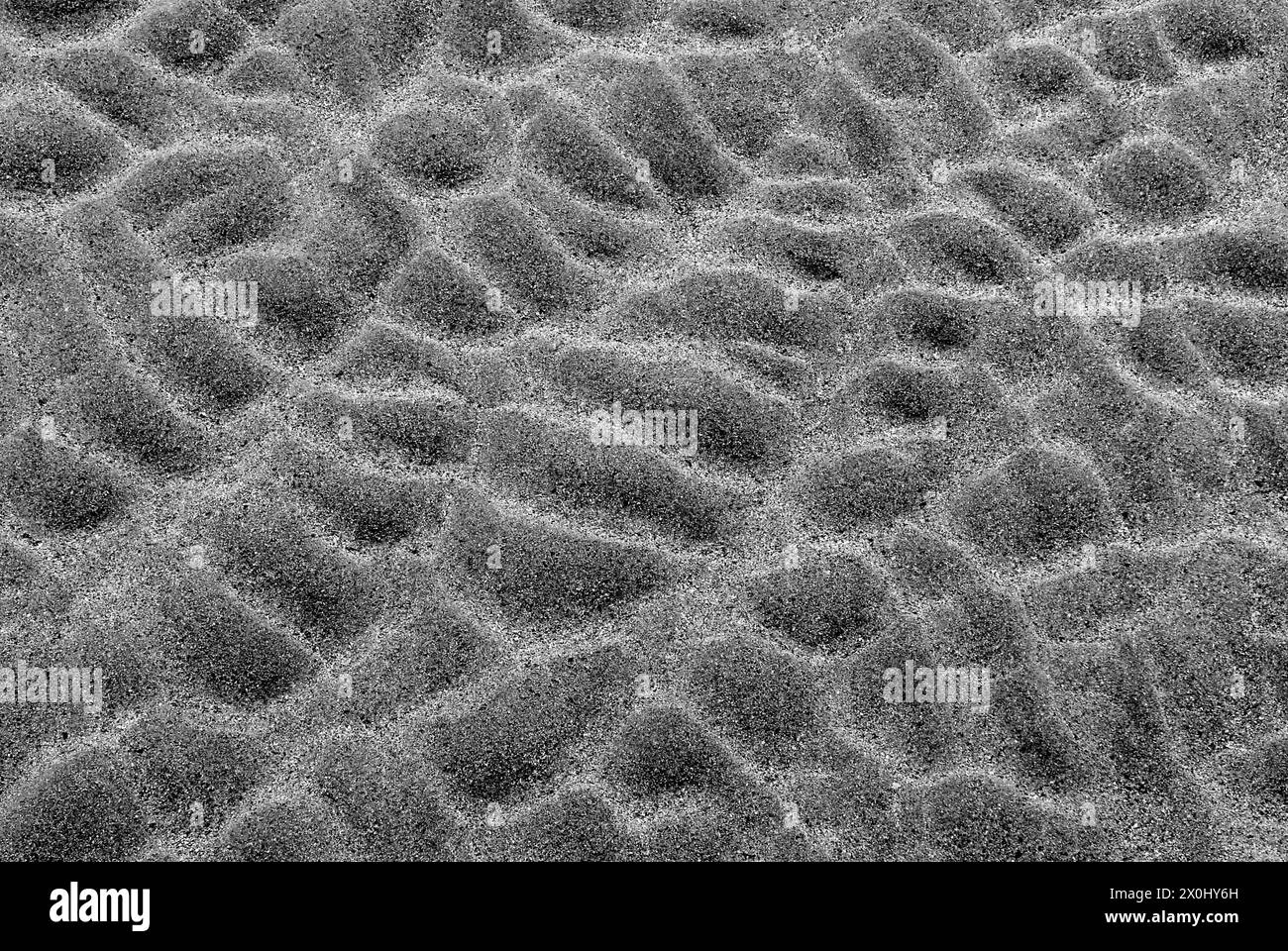 Sand formations during low tide on the Grande Côte before La Barre de ...