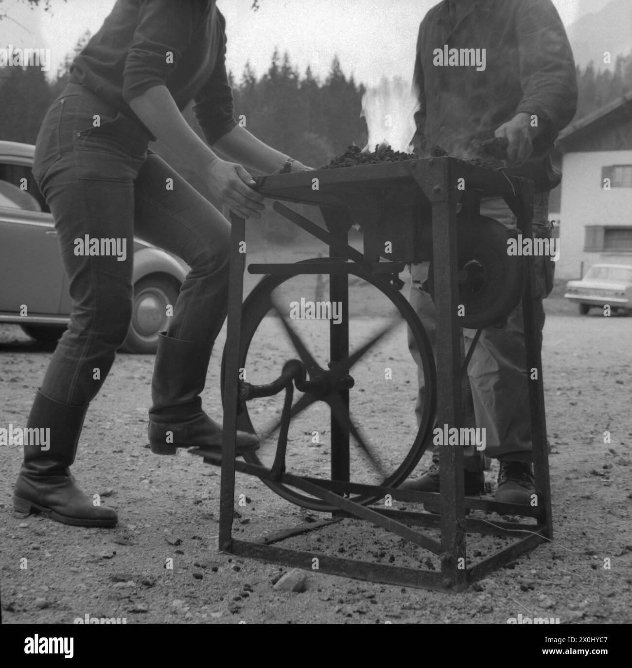 Farriers furnace Black and White Stock Photos & Images - Alamy