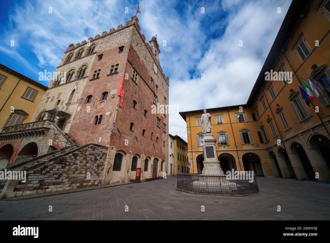 Buildings of Prato, historic city of Tuscany, Italy Stock Photo - Alamy