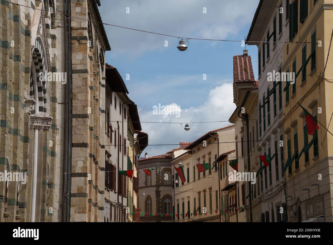 Buildings of Pistoia, historic city of Tuscany, Italy Stock Photo - Alamy
