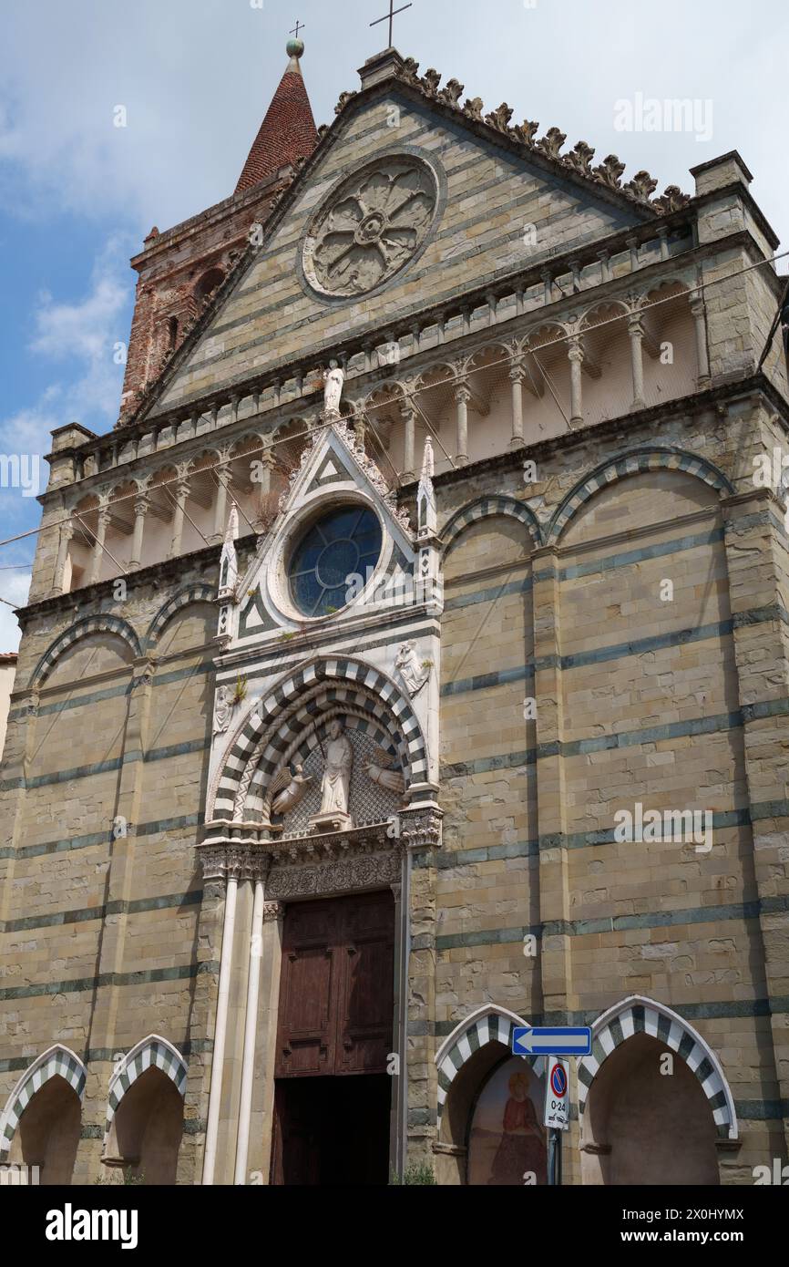 Buildings of Pistoia, historic city of Tuscany, Italy Stock Photo - Alamy