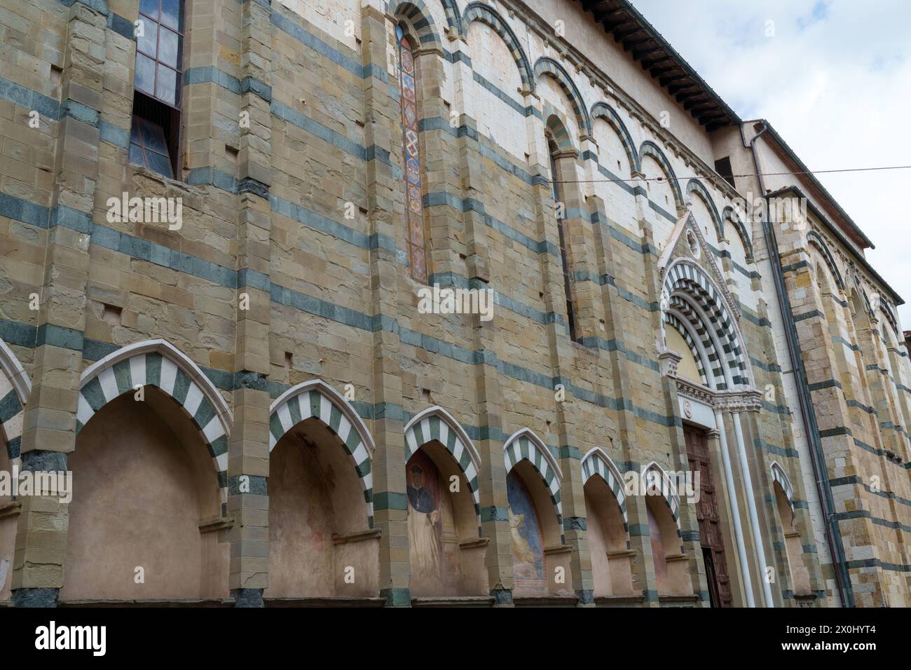 Buildings of Pistoia, historic city of Tuscany, Italy Stock Photo - Alamy