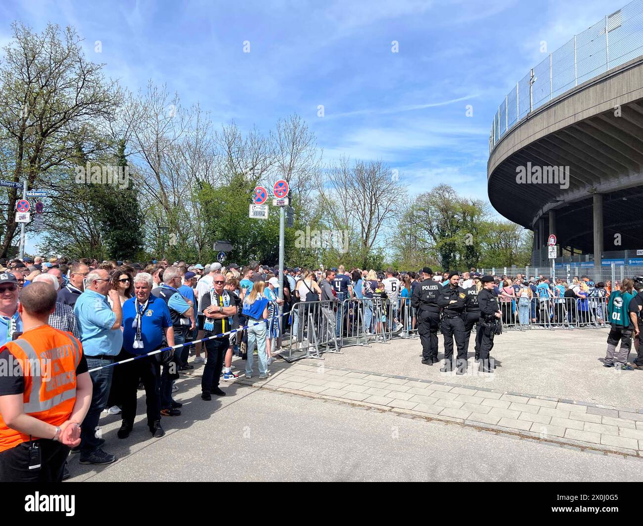 06.04.2024, Fussball 3. Liga 2023/2024, 32.Spieltag, TSV 1860 München ...