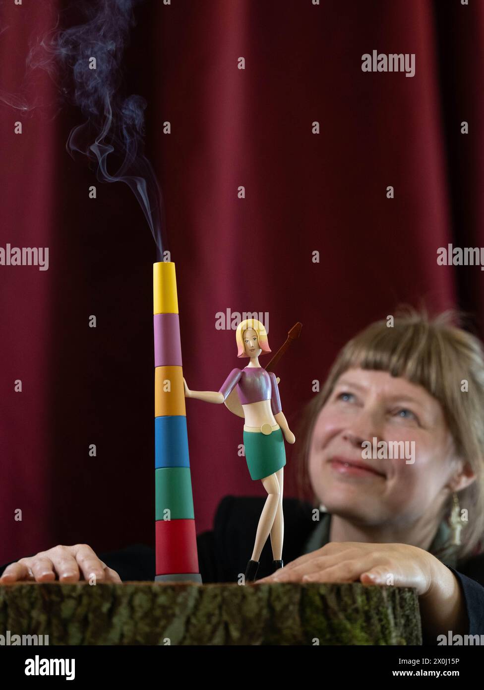 Chemnitz, Germany. 12th Apr, 2024. Melanie Hühn has the Chemnitz Esse ...