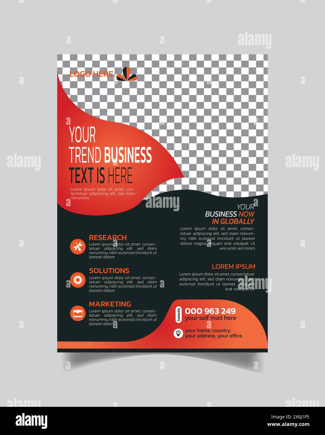 Product launch flyer templates hi-res stock photography and images - Alamy