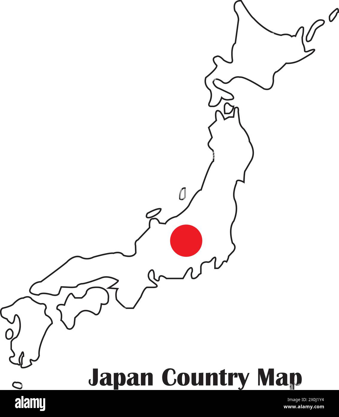 Map of osaka japan Cut Out Stock Images & Pictures - Alamy