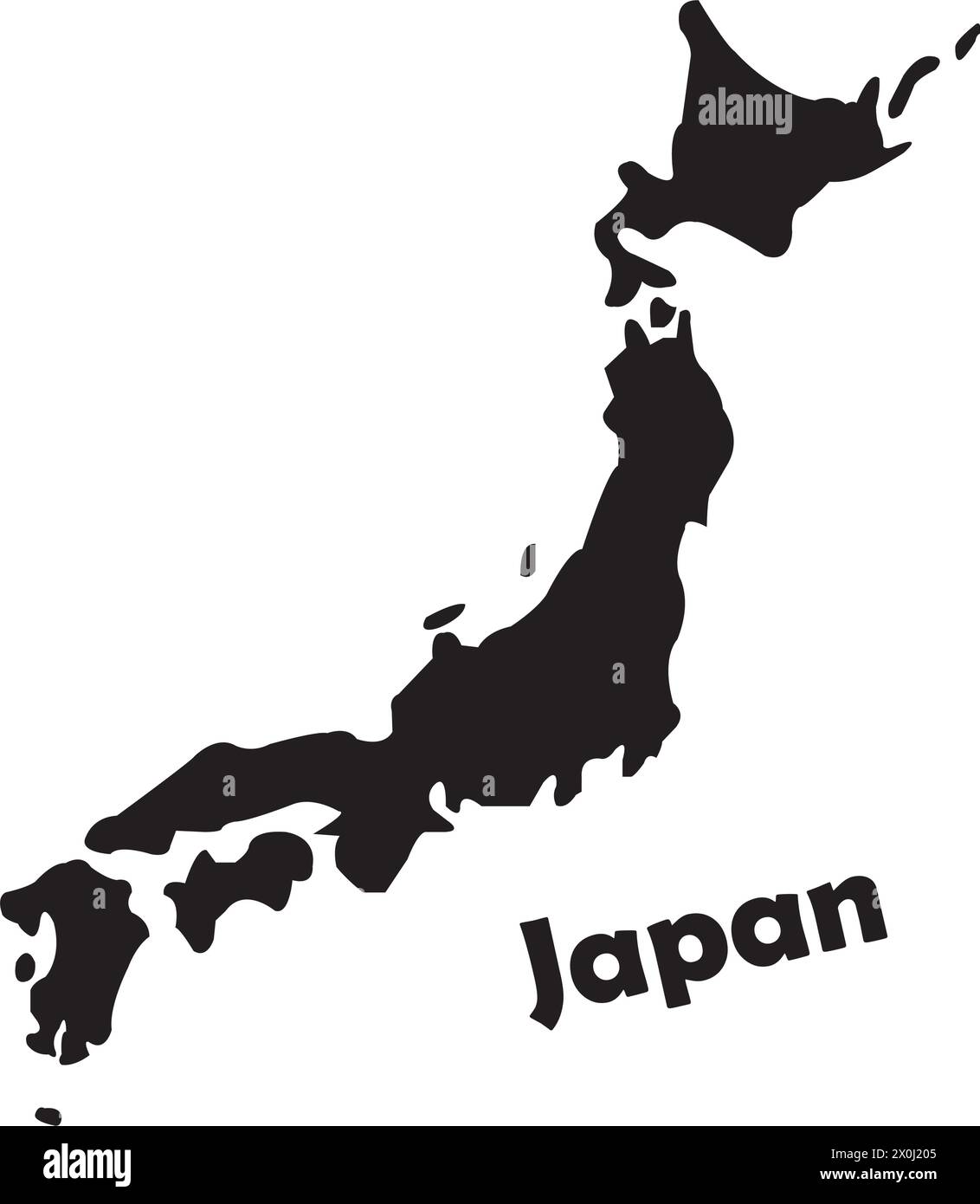 japan map icon vector illustration symbol design Stock Vector Image ...