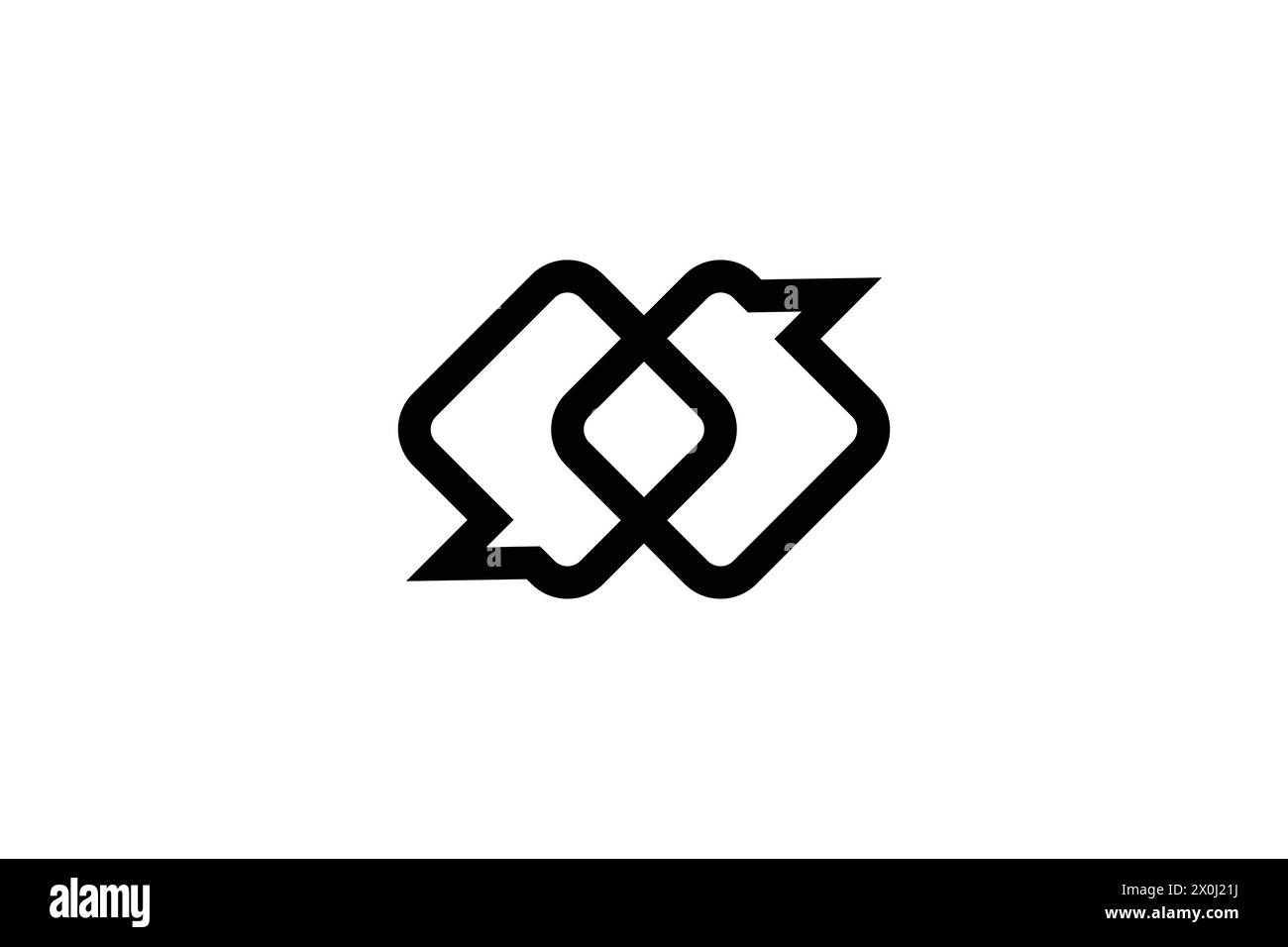 Loop minimal Black and White Stock Photos & Images - Alamy