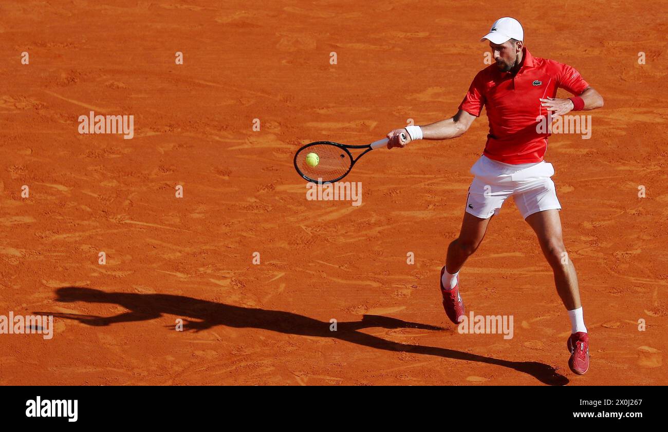 Roquebrune Cap Martin, France. 12th Apr, 2024. ; Rolex Monte-Carlo Masters - quart de finale ...