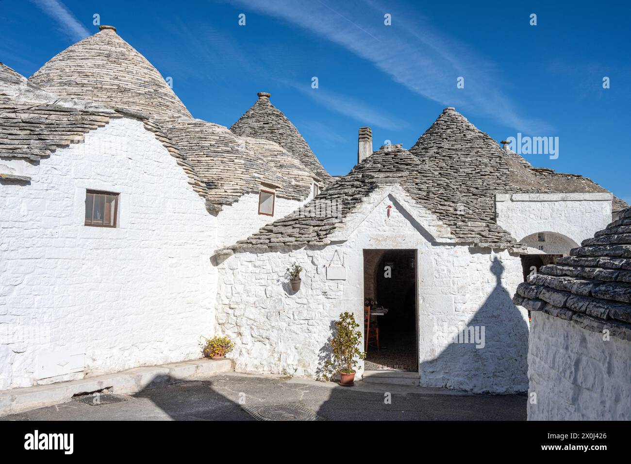 The famous trulli houses of Alberobello in Puglia, Italy Stock Photo ...