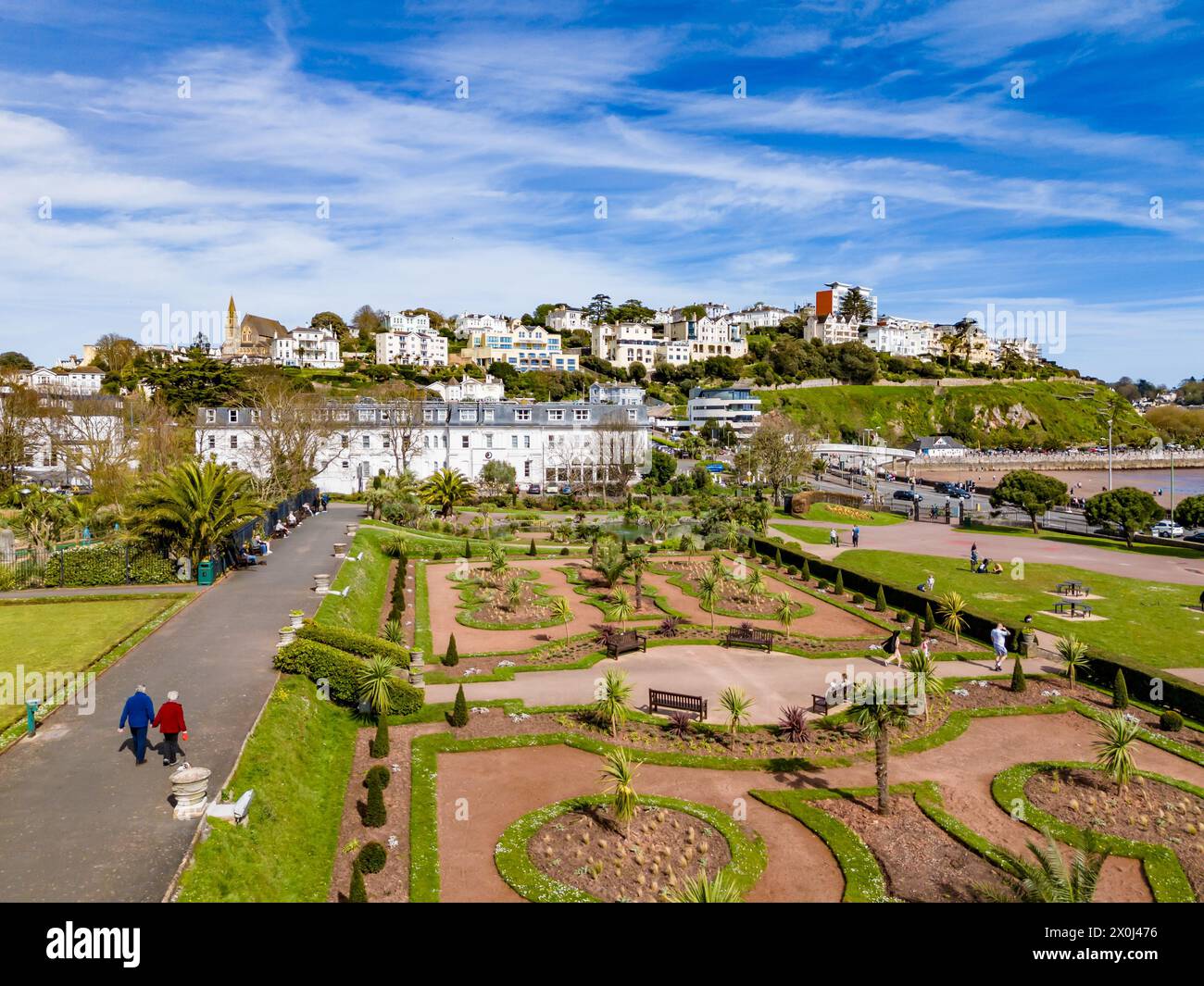 Torbay palms italian garden hi-res stock photography and images - Alamy