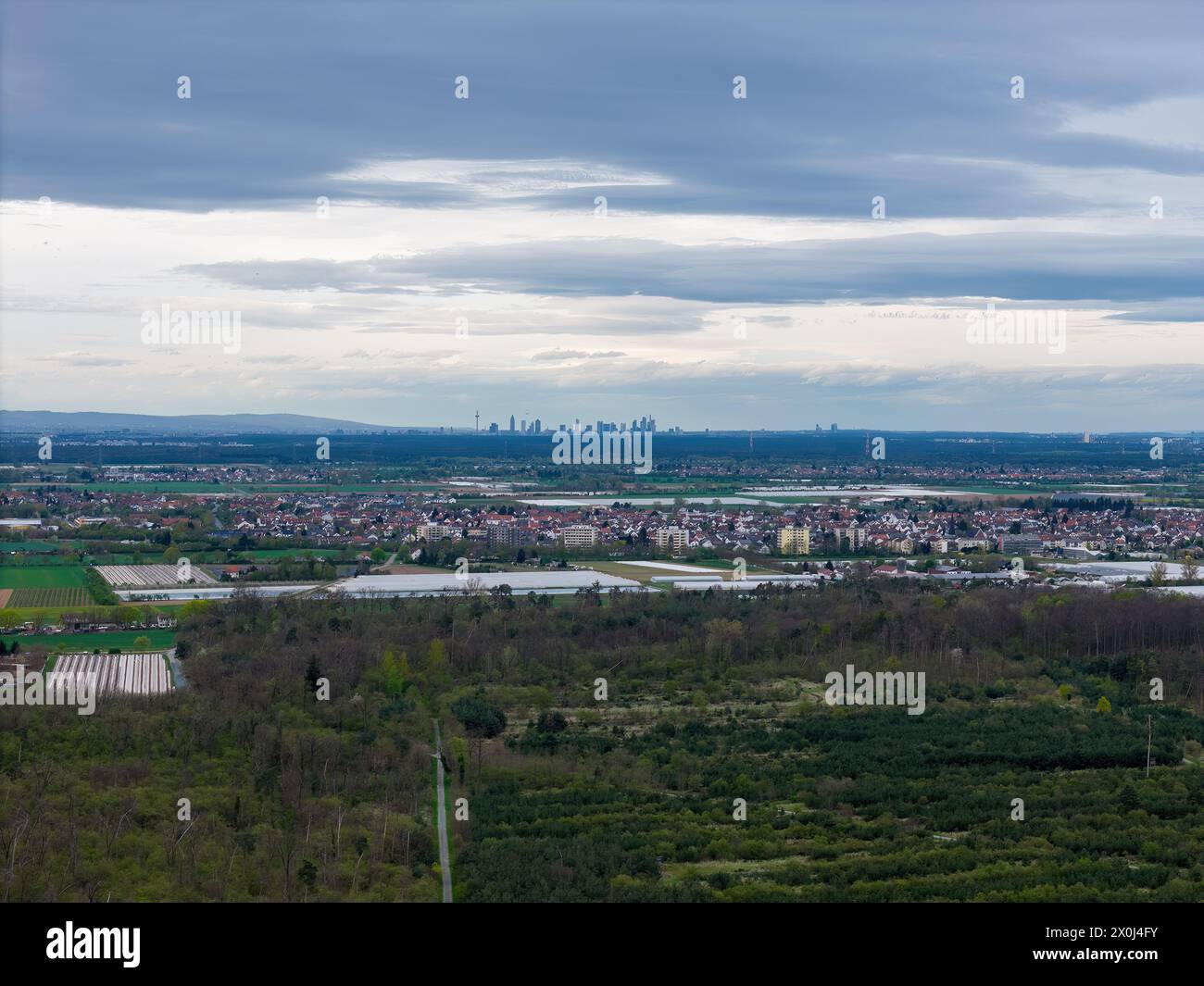 Frankfurt skyline silhouette hi-res stock photography and images - Alamy