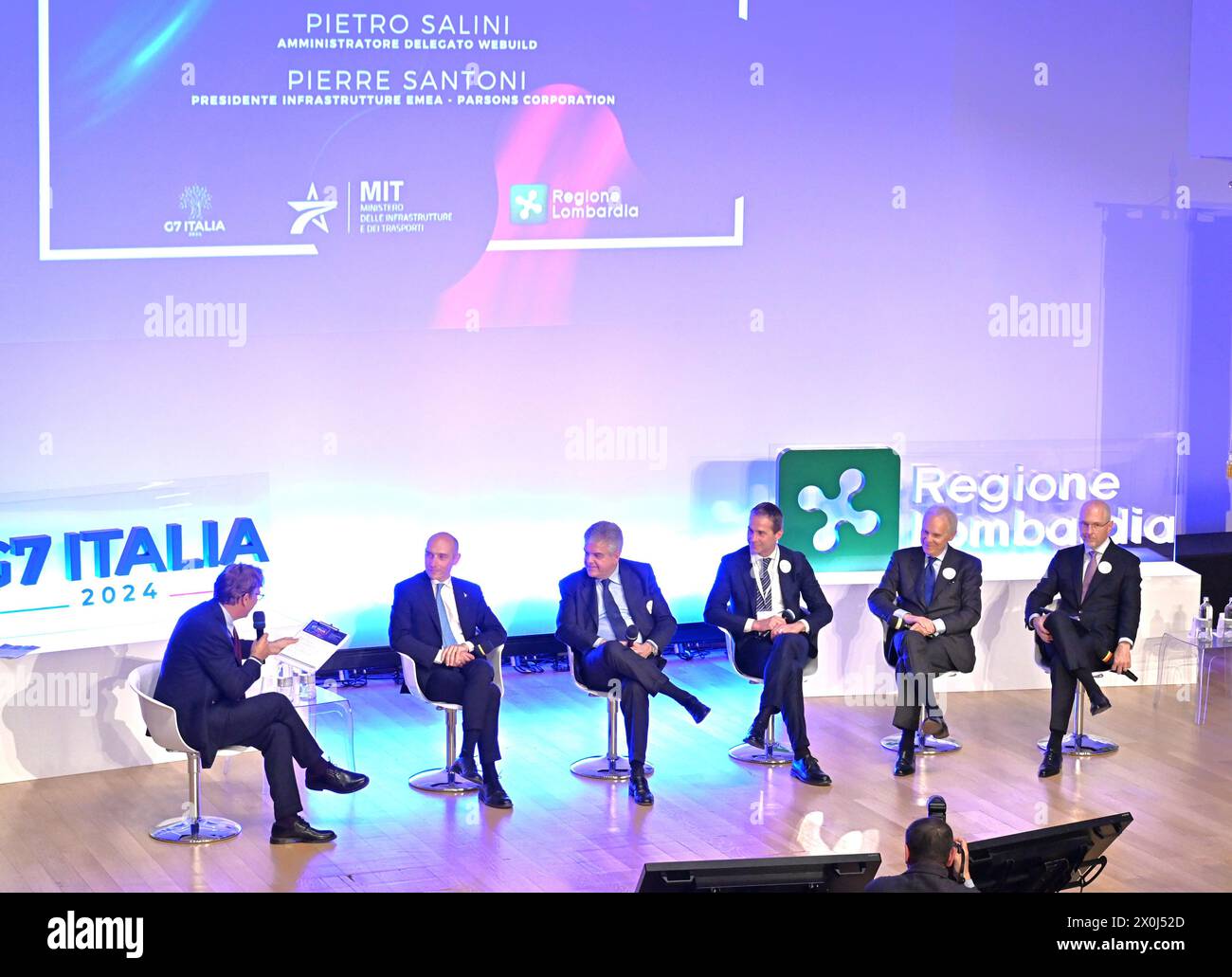 Milan, Italy Lombardy G7 ITALY Auditorium Testori Piazza Lombardia ...