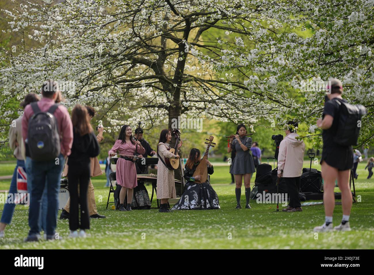 Chinese students studying at UCL in London, who have formed a band ...