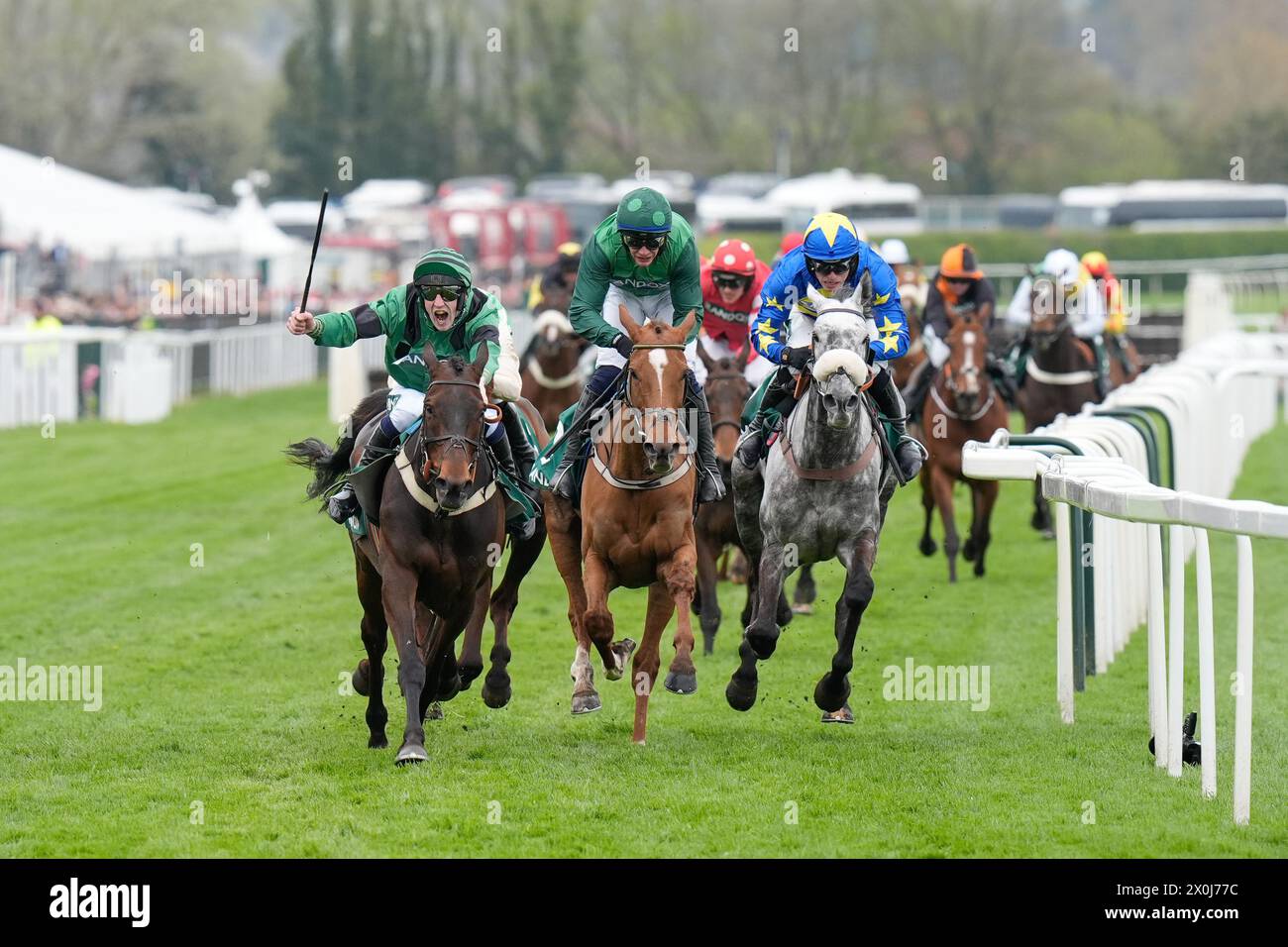 12th April 2024; Aintree Racecourse, Aintree, Merseyside, England: 2024 ...