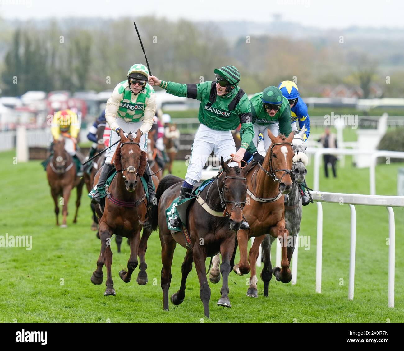 12th April 2024; Aintree Racecourse, Aintree, Merseyside, England: 2024 ...